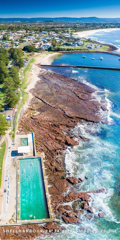 Shellharbour Shores beach towel – Destination Label